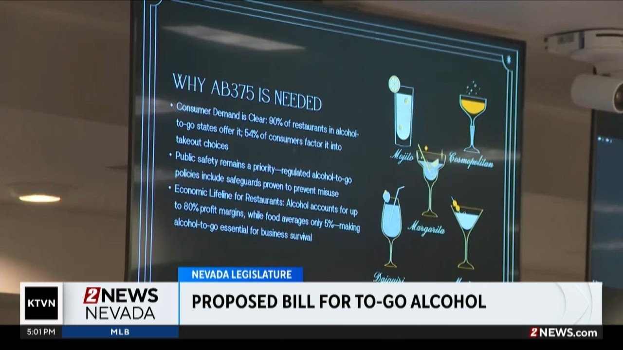 NV Legislature hears bill on to-go alcoholic drinks - YouTube