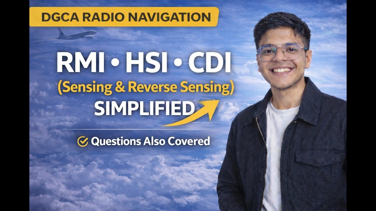 How to read HSI, CDI & RMI | Reverse Sensing Simplified | DGCA Radio ...