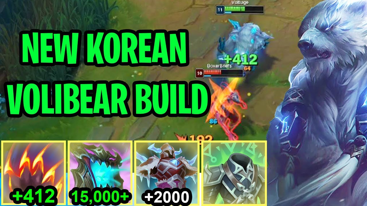 THIS NEW KOREAN BUILD MAKES VOLIBEAR INVINCIBLE!😳 - YouTube