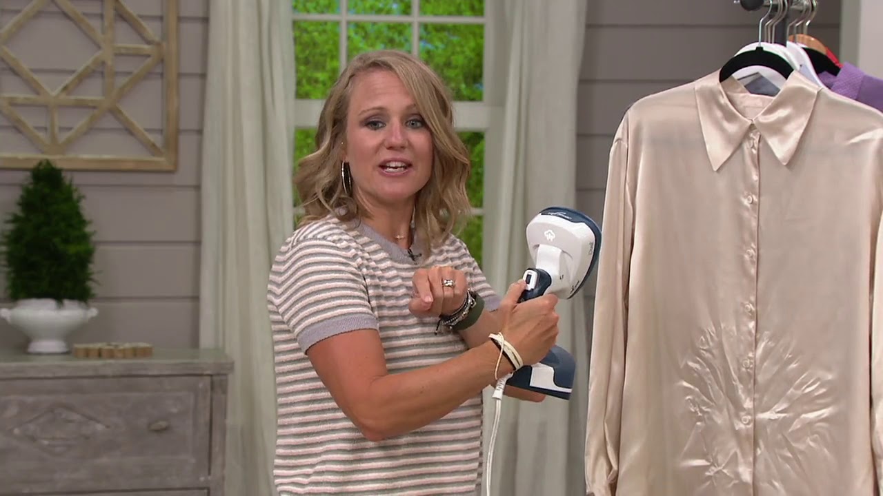 Eurosteam 1000W 2-in-1 Iron and Garment Steamer on QVC - YouTube