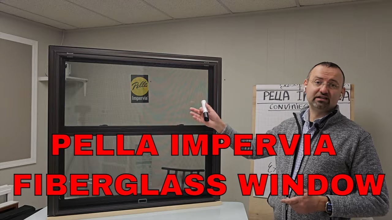 Pella Impervia Fiberglass Window - YouTube