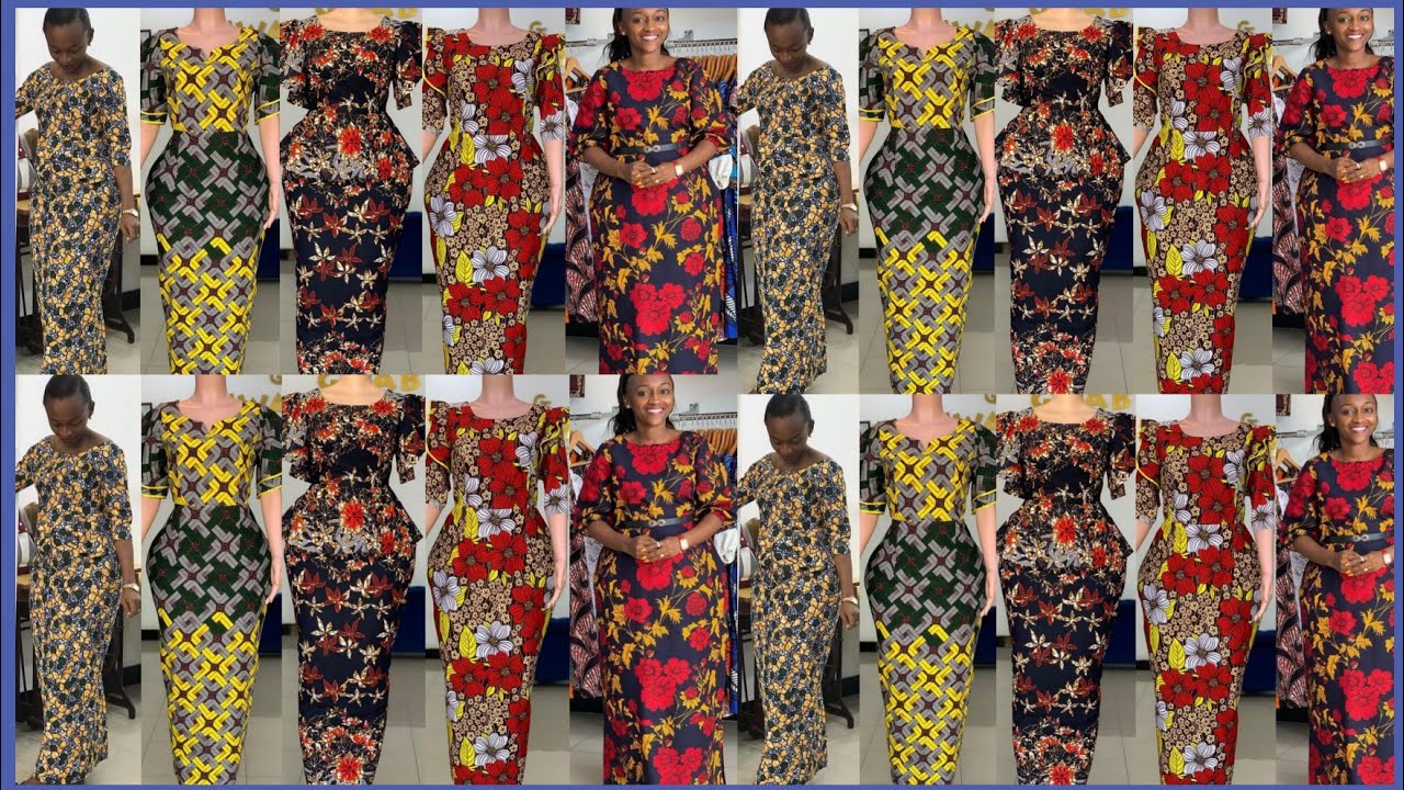 MITINDO MIPYA YA MISHONO YA VITENGE YA MAGAUNI MAREFU YA KUMWAGA ...