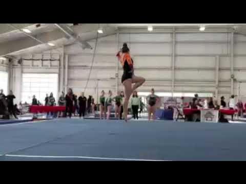 Taryn Olson Gymnastics Floor Routine 2022 Xcel Region 2 Championships - YouTube