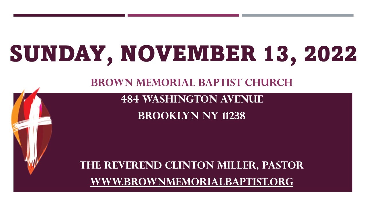 “They Tried, But They Couldn’t", Sunday, November 13, 2022, Rev ...