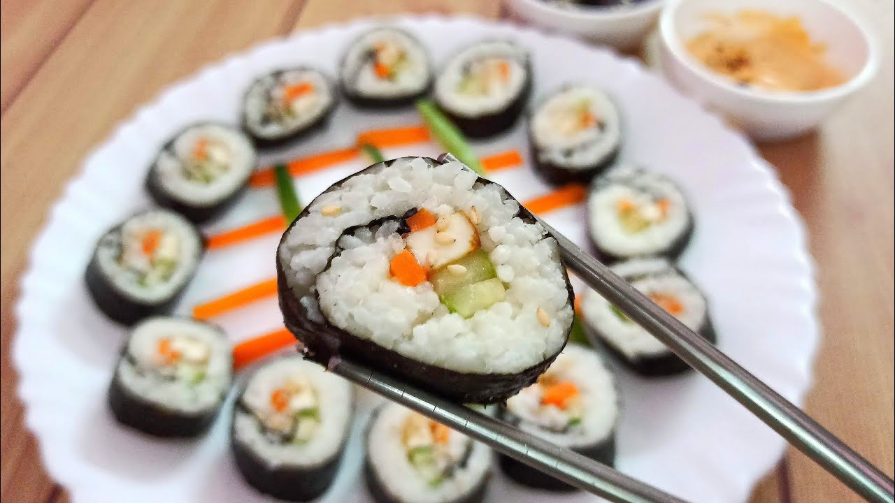 Japanese Vegan Sushi | How to make Vegan Sushi without Sushi Rice - YouTube