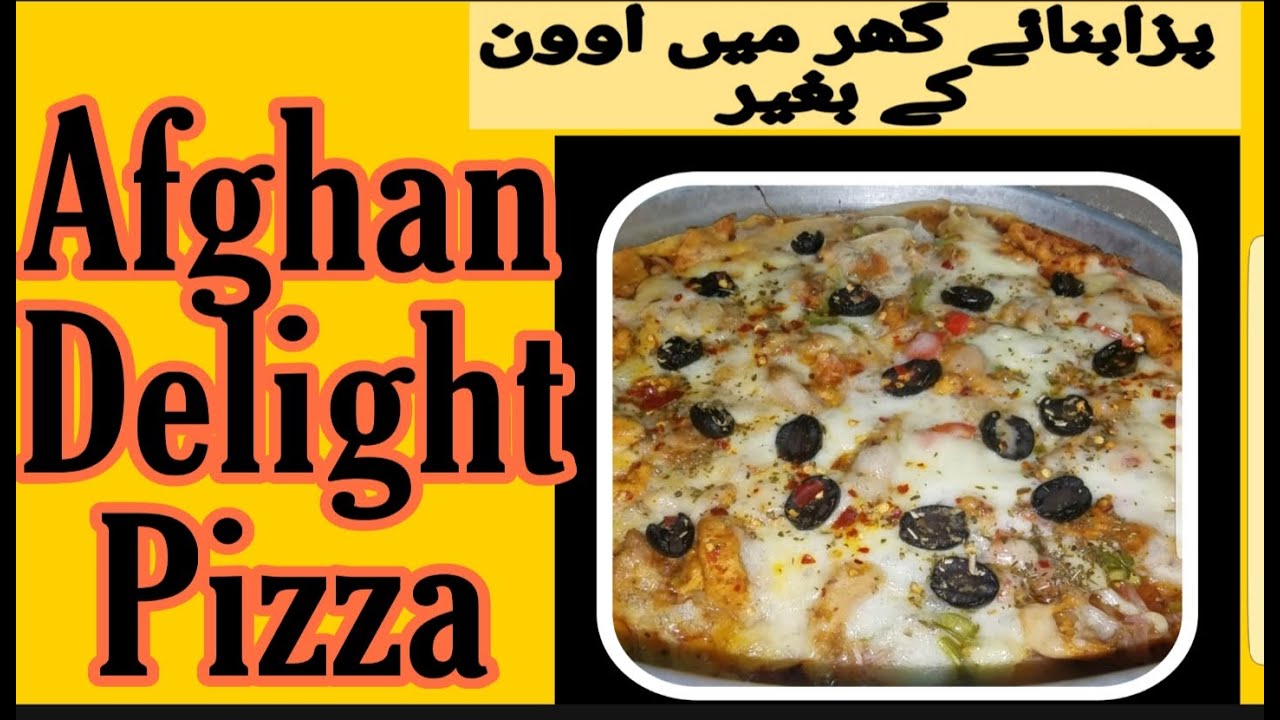 How To Make Afghan Pizza | Afghan Delight Pizza Without Oven Recipe ...