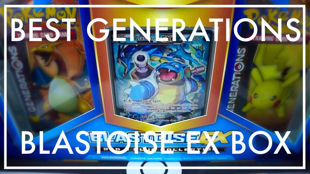 BEST Pokemon Blastoise EX Generations Box Opening EVER! - YouTube