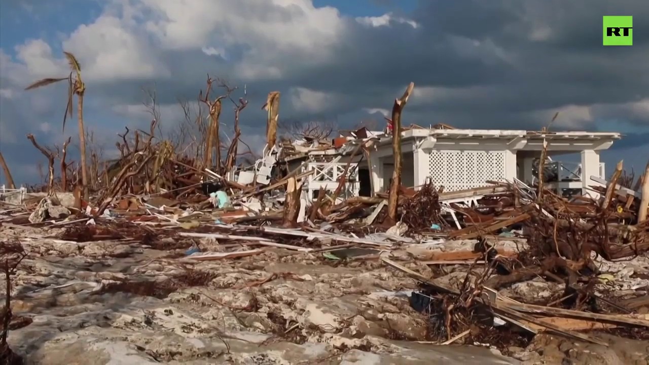 Damage By Hurricane Dorian In Abacos Prompts Many To Flee - YouTube