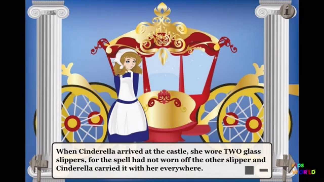 Bedtime Story Cinderella Walt Disney | StoryTime Reading Along - YouTube