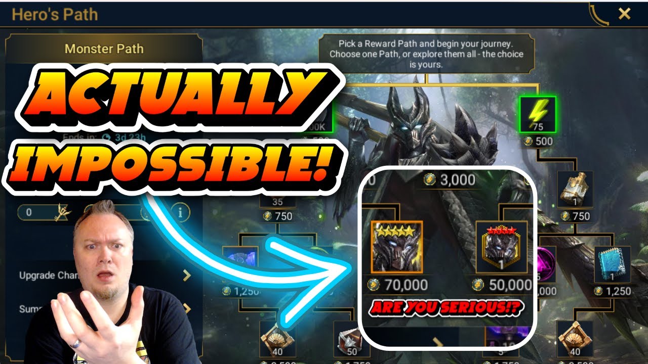 Is this Monster Path ACTUALLY IMPOSSIBLE!!?? Raid: Shadow Legends - YouTube