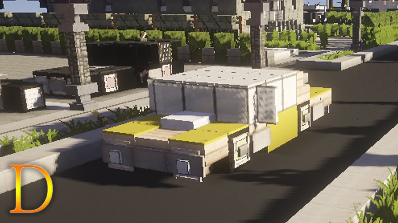 MINECRAFT POJAZDY - Jak zbudować samochód (LOWRIDER z GTA) - YouTube