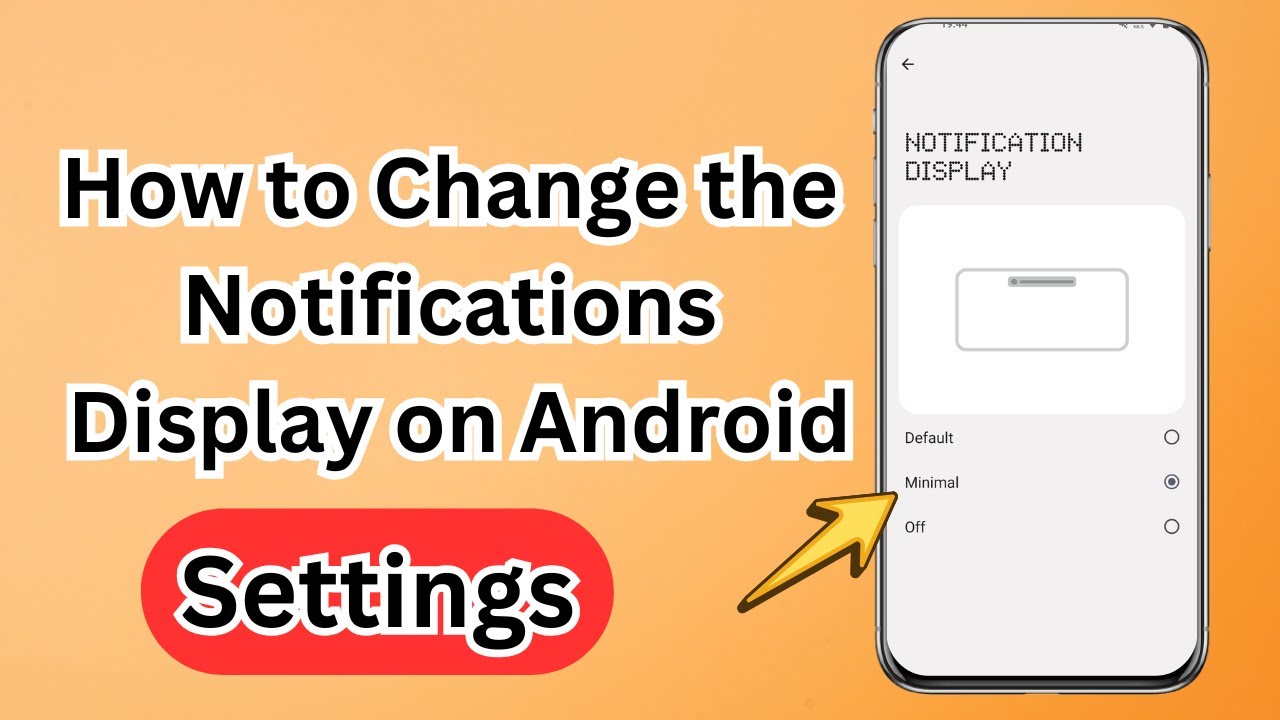 How to Change the Notifications Display on Android - YouTube