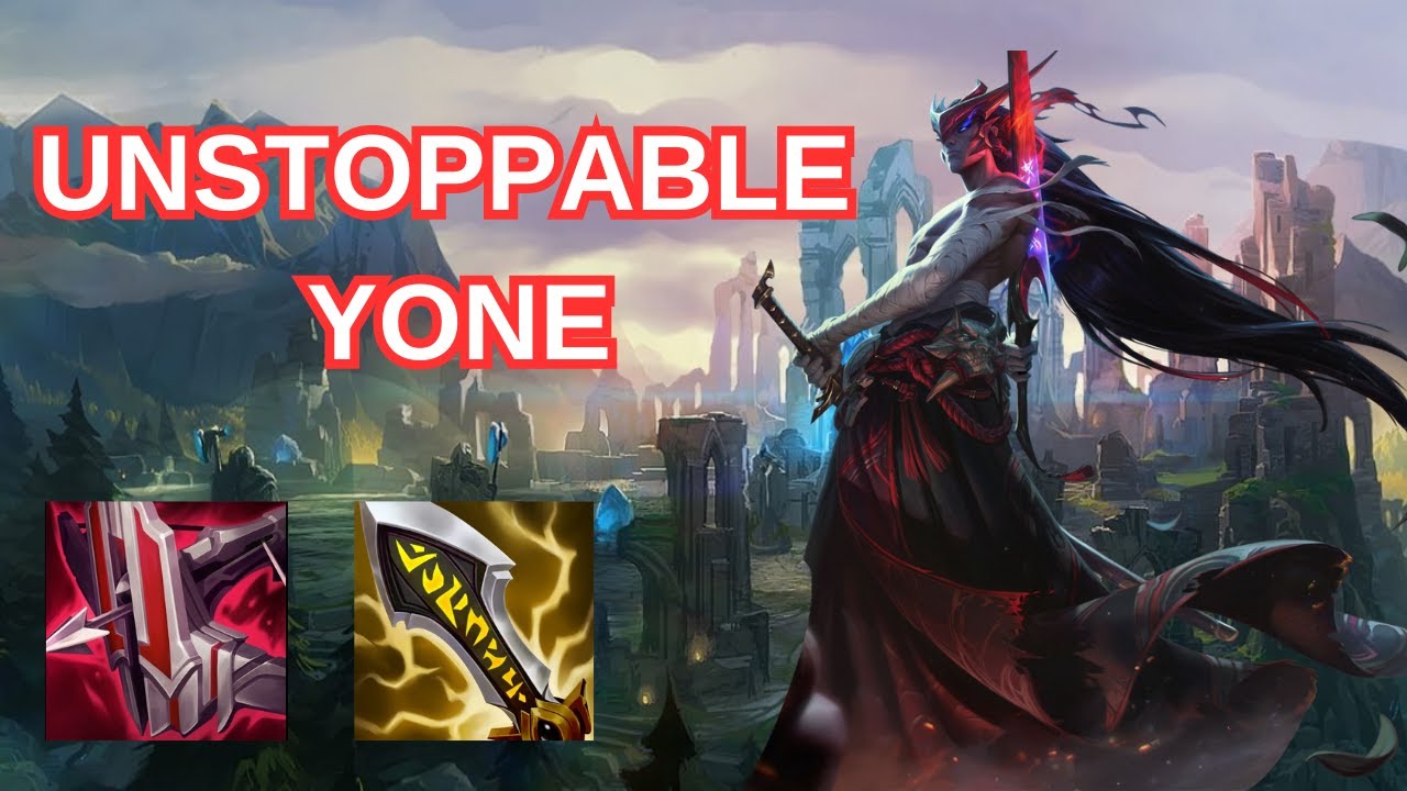 YONE MID USTOPPABLE YONE GAMPELAY in LEAGUE OF LEGENDS: WILD RIFT - YouTube
