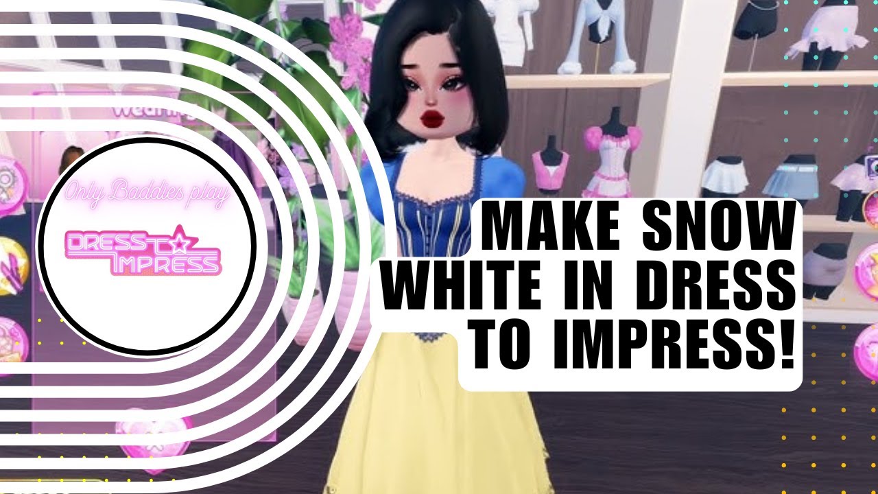 ⭐ MASTERY: How to make Snow White in Dress To Impress! 💅 #dti # ...