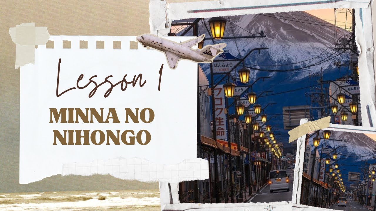 MINNA NO NIHONGO LESSON 1 VOCABULARY JAPANESE LESSONS - YouTube