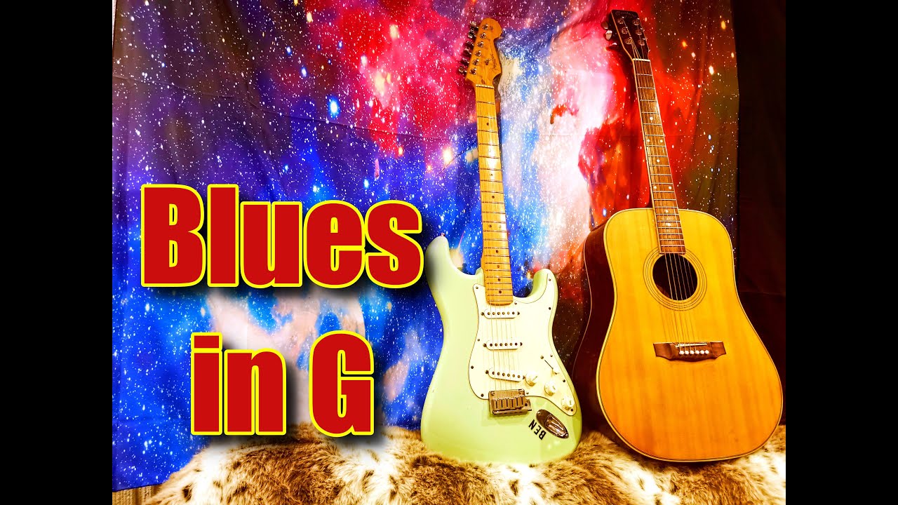 Blues Shuffle Backing Track in G - YouTube