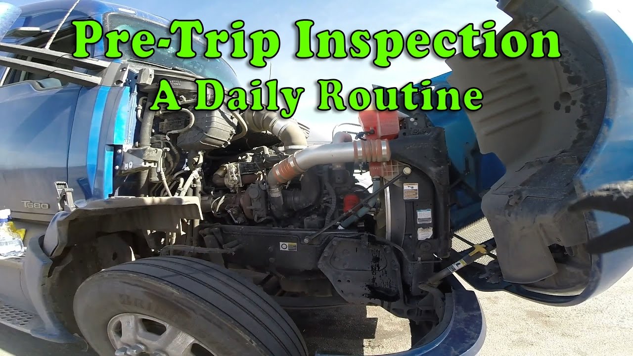 MORNING PRE-TRIP INSPECTION Before the Driving Day Starts - YouTube