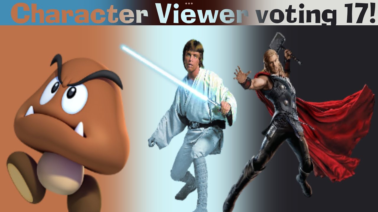 Character viewer voting 17! - YouTube