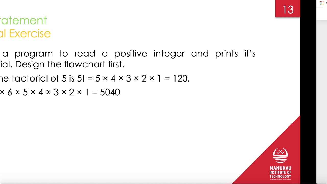 Factorial Exercise Fundamentals Of Software Development With Python Youtube