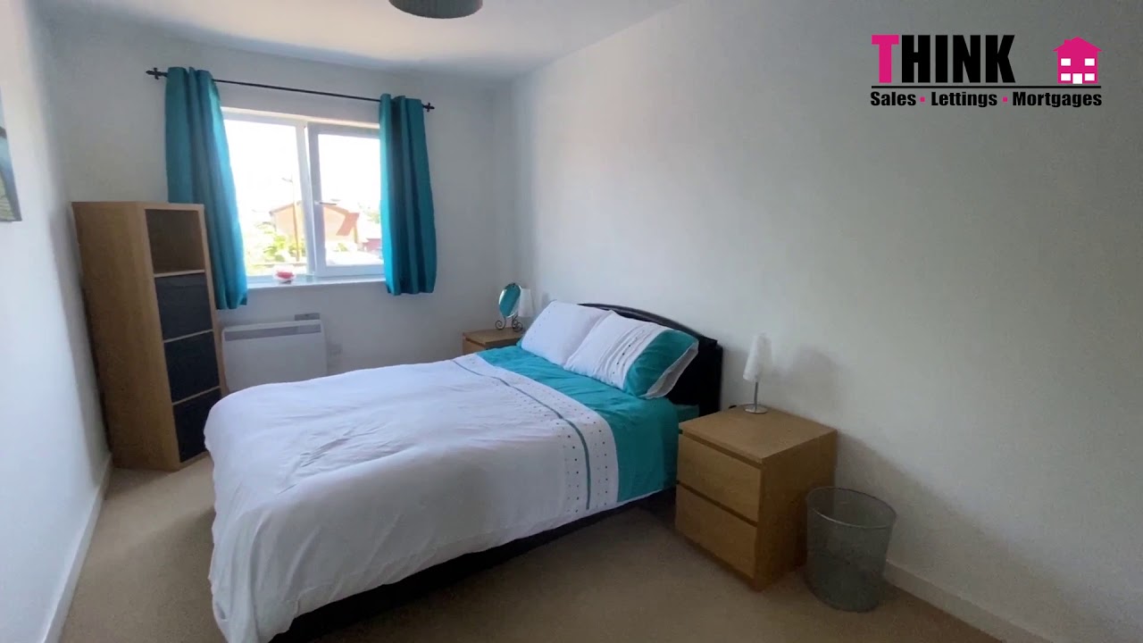 Great sized 2 bedroom apartment for sale on White Cross Court - YouTube
