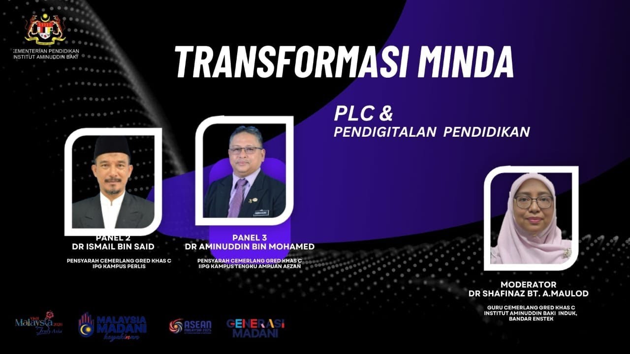 PROGRAM TRANSFORMASI MINDA : PLC DAN PENDIGITALAN PENDIDIKAN 2025 - YouTube