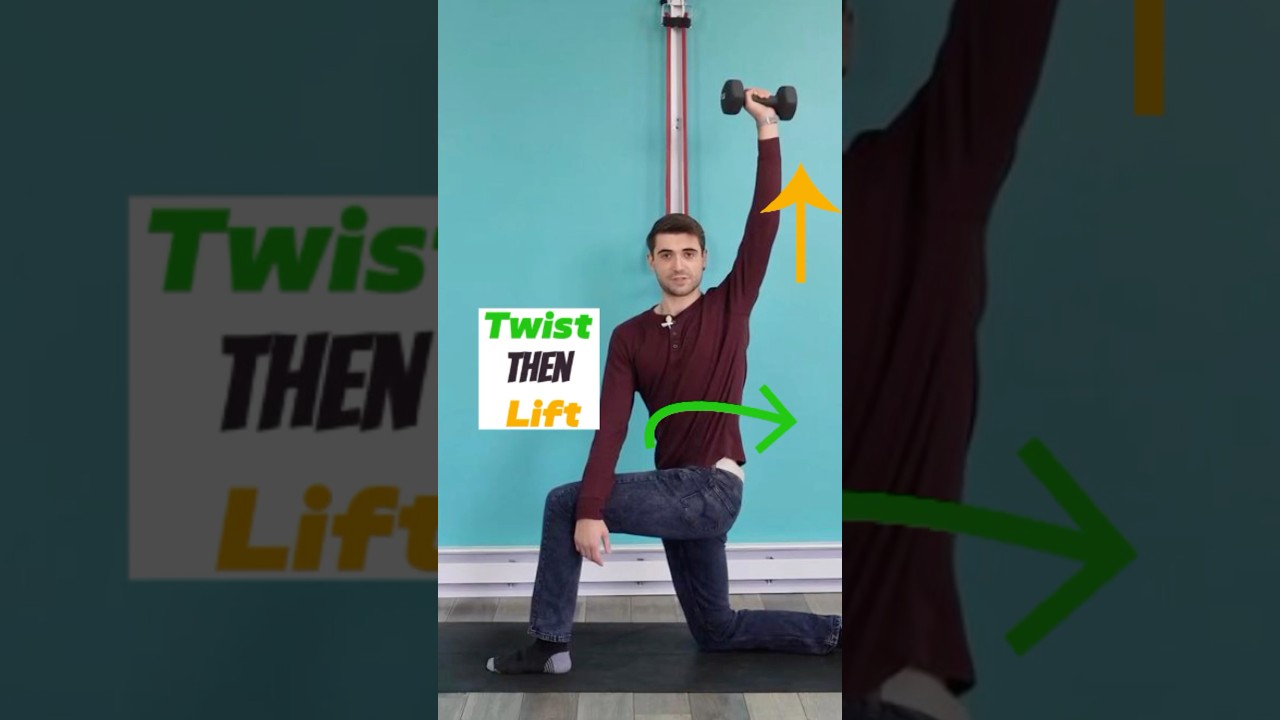 Why Do Trunk Rotations With Overhead Press - YouTube