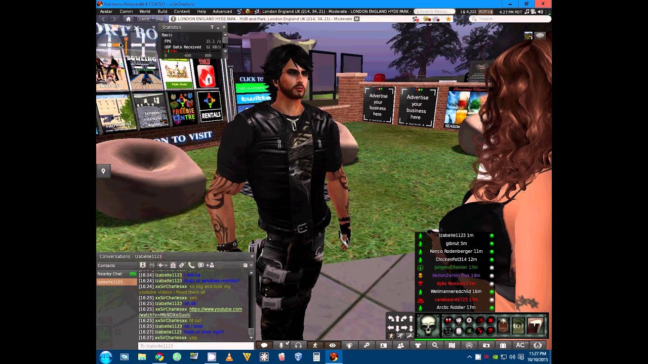 Second Life windows 10 test 1 higher resolution :) - YouTube