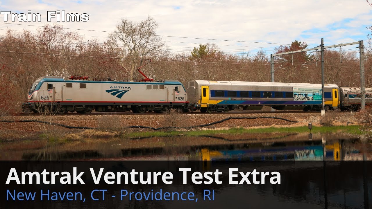 RARE! Amtrak Highspeed Siemen’s Venture Test Extra on the Northeast ...