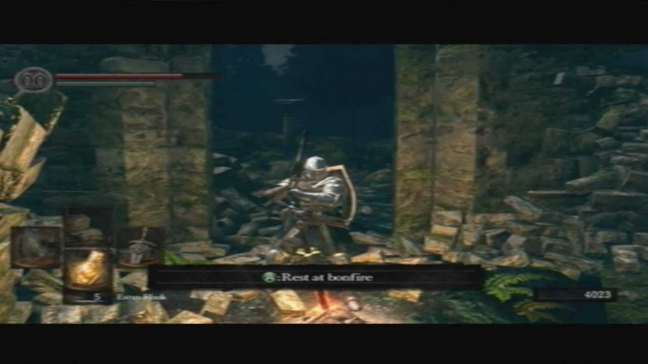 Dark Souls - Darkroot Garden Hidden Bonfire - YouTube