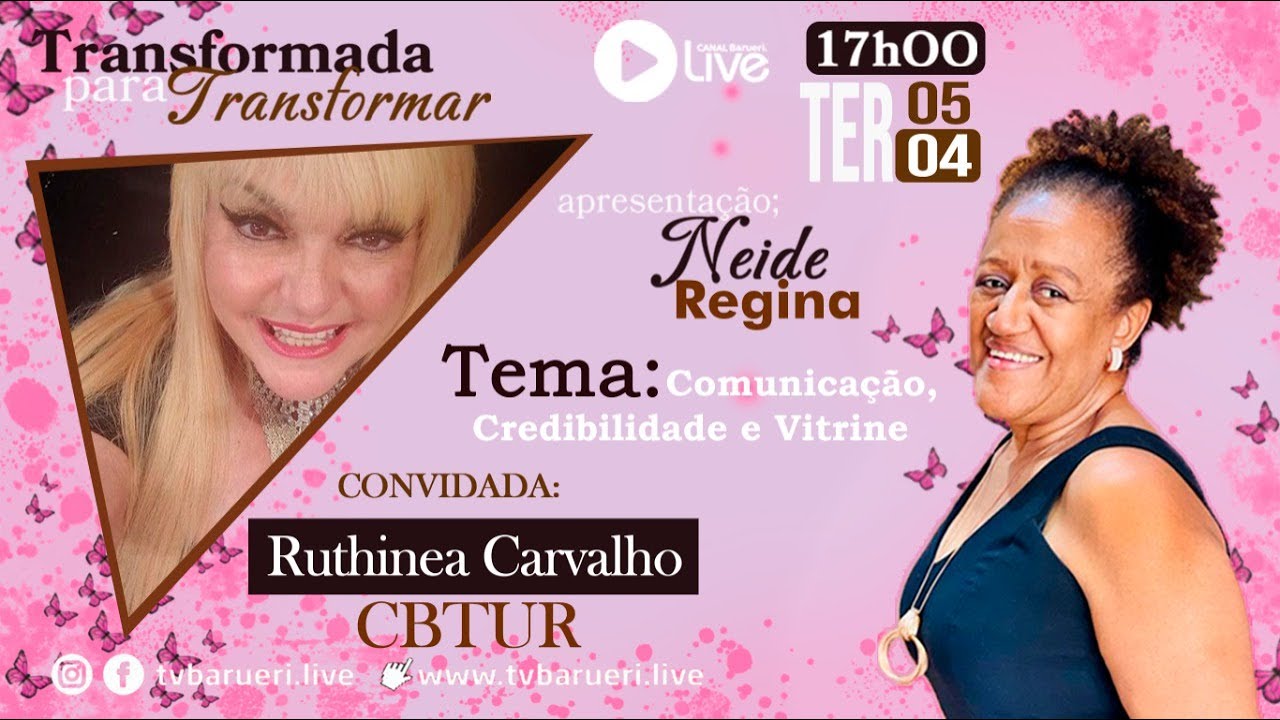 RUTHINEA CARVALHO | TRANSFORMADA PARA TRANSFORMAR - YouTube