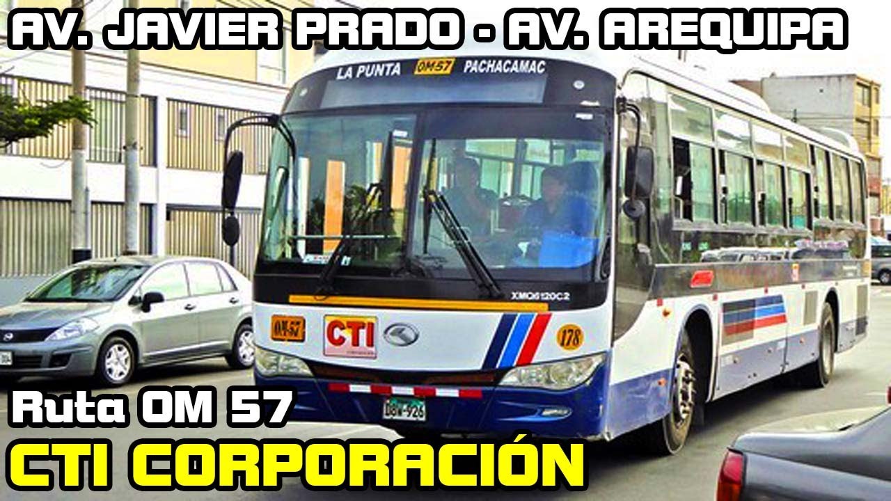 Desde AV JAVIER PRADO y TODA LA AV CANADA | BUS DE CTI CORPORACION KING ...