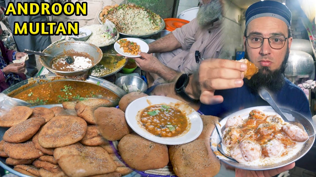 Exploring Hidden Food Gems in Multan | Doli Roti | Mamu kay Chanay ...