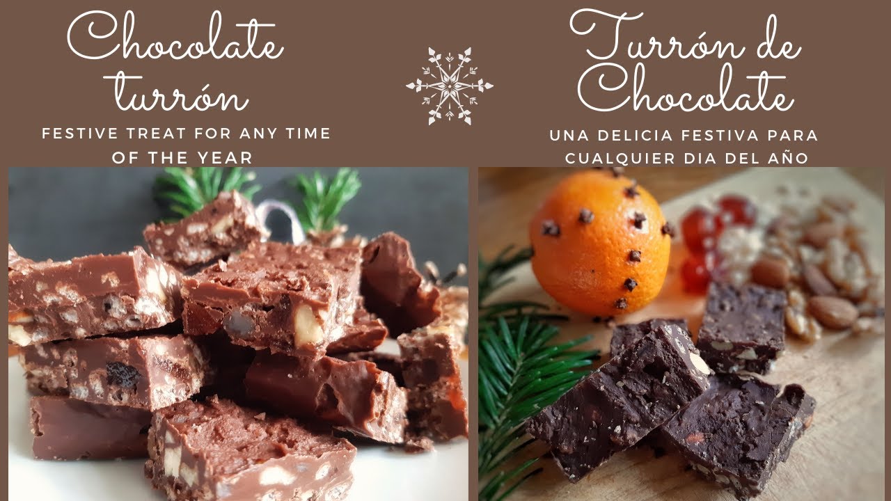 Chocolate turrón, ideal for the holiday season - Turrón de chocolate ...