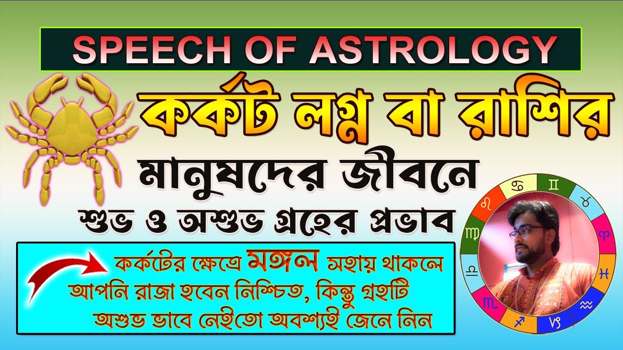 Cancer's Auspicious Inauspicious Planets || Cancer Ascendant || Kark ...