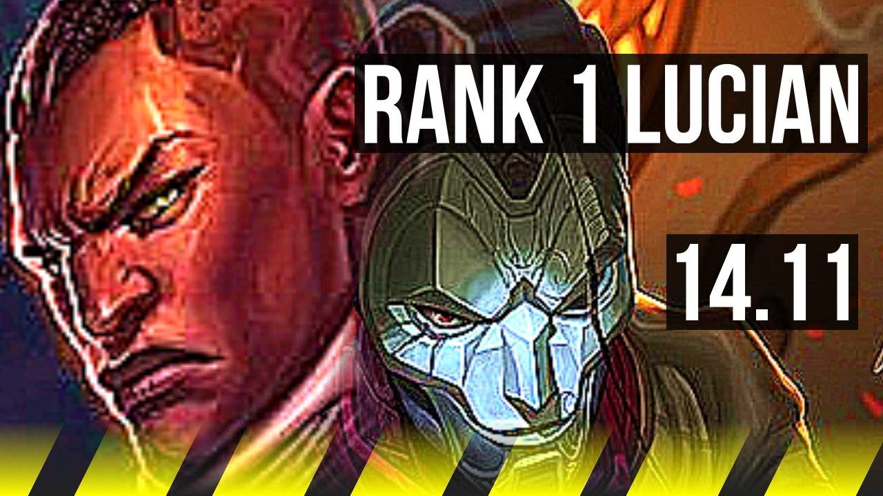 LUCIAN & Nami vs JHIN & Zilean (ADC) | Rank 1 Lucian, Rank 7, Godlike ...
