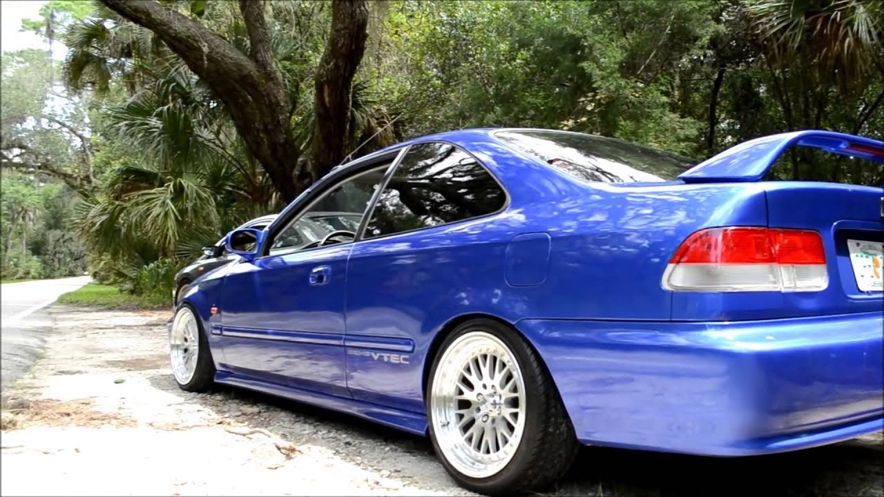 Honda Civic Em1 Turbo B16A2 - YouTube
