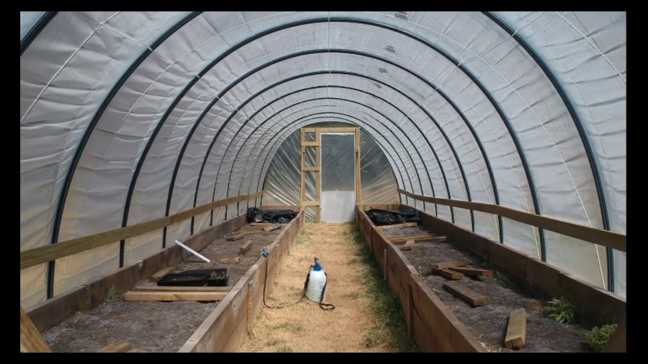 Hoop House Construction - Part 2 - YouTube
