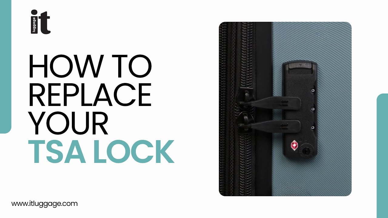 it Luggage (TSA Lock - Replace) - YouTube