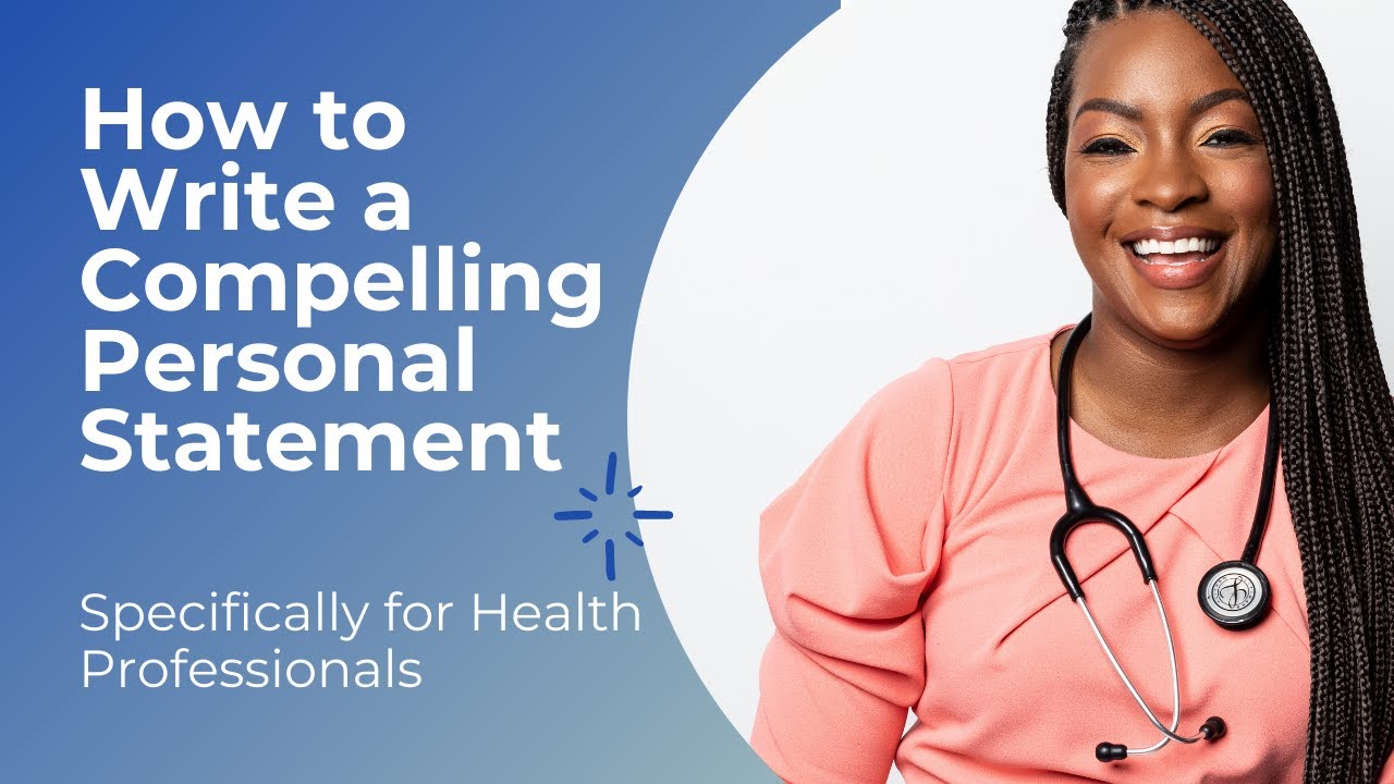 How to Write a Compelling Personal Statement for PA School - YouTube