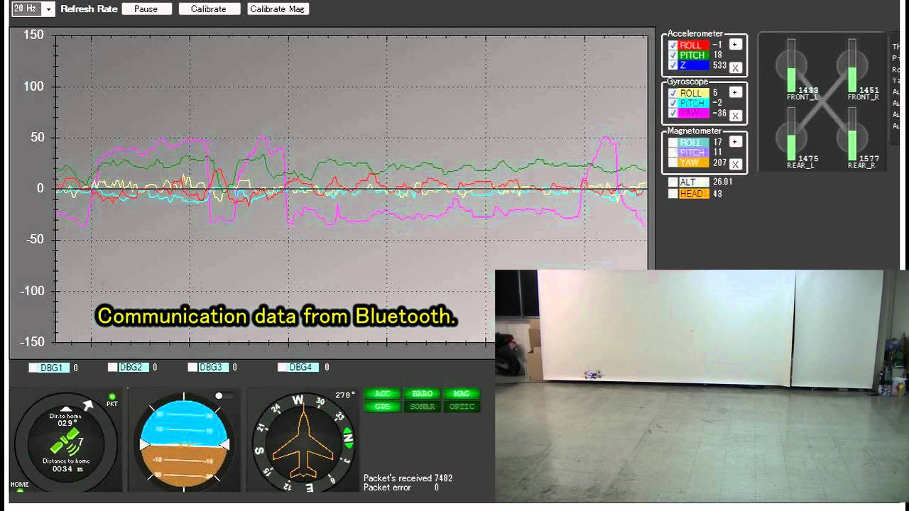 MultiWii SE V2.0 & I2C-GPS NAV & Bluetooth Module Vol.37 Test flight ...
