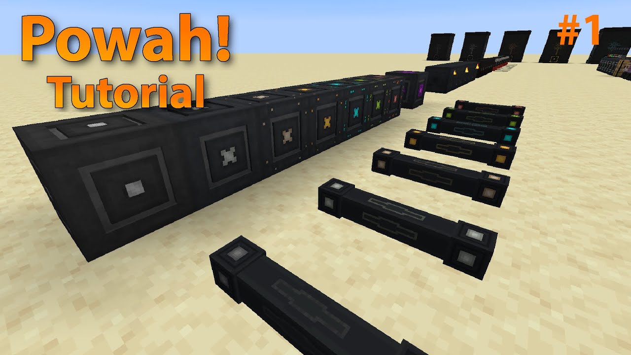 POWAH! - Energiespeicher, Transport & Erzeugung - #1 Minecraft 1.15.2 ...