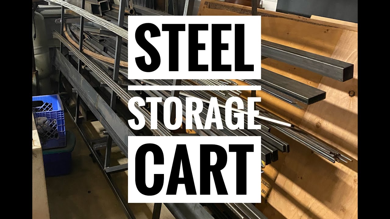 Steel Storage Rack for the Shop! - YouTube