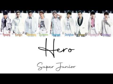 Super Junior Hero Lyrics - YouTube