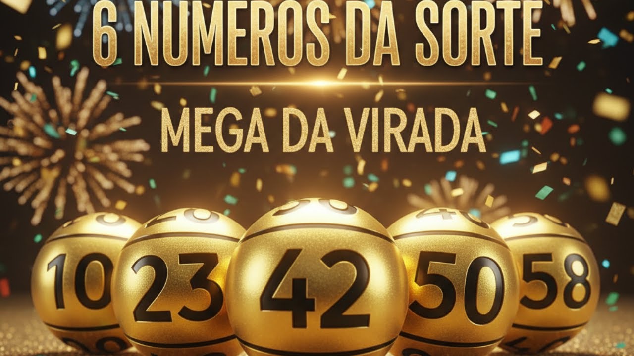 6 Dezenas DA SORTE para ganhar ganhar na Mega da Virada! - YouTube