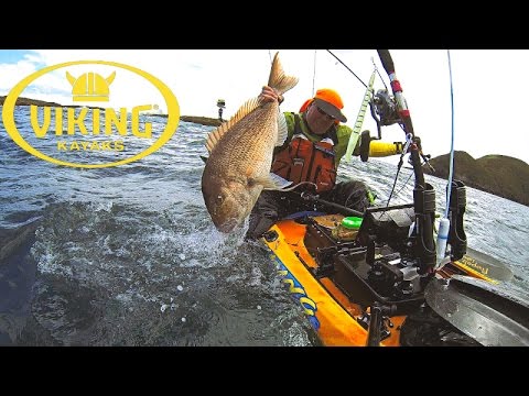 BIG SNAPPER - Kayak Fishing with Viking Kayaks - YouTube