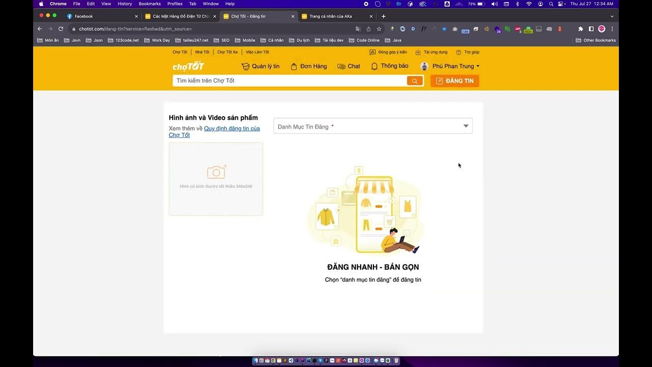 Review tính năng web rao vặt - 123code.net - YouTube