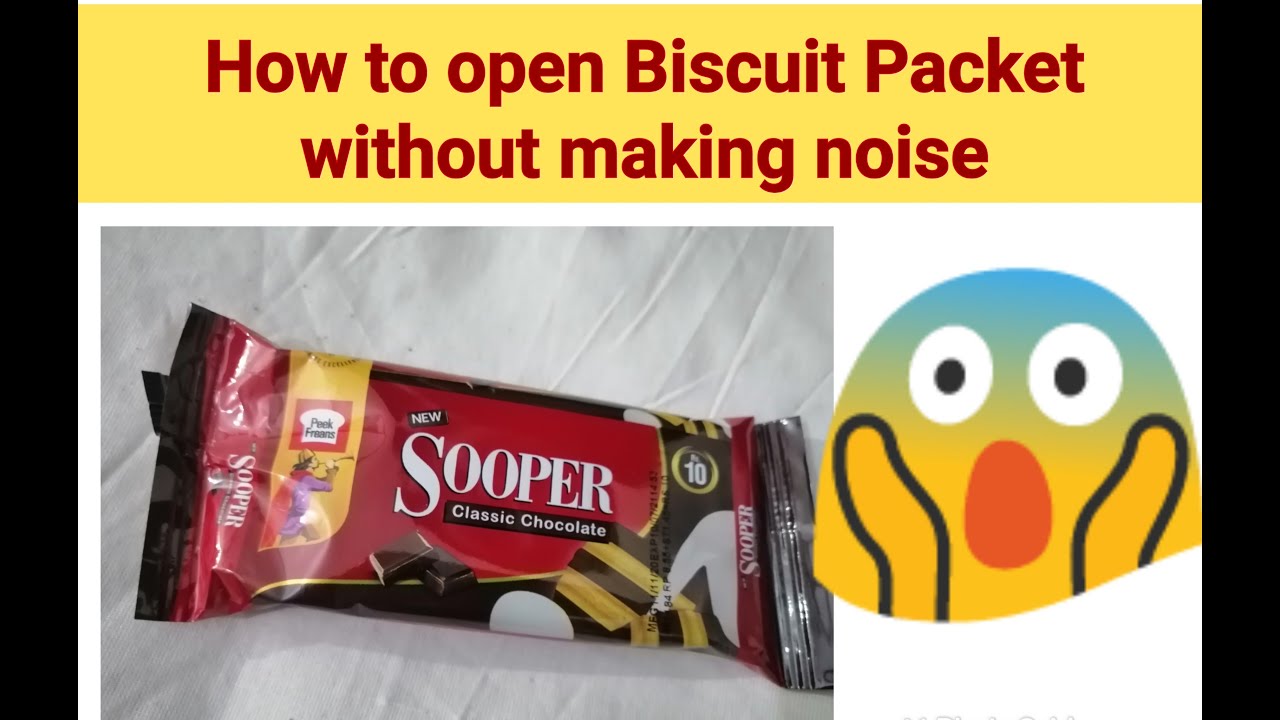 How to Open Biscuit Packet | Without Making Noise | 2020 - YouTube