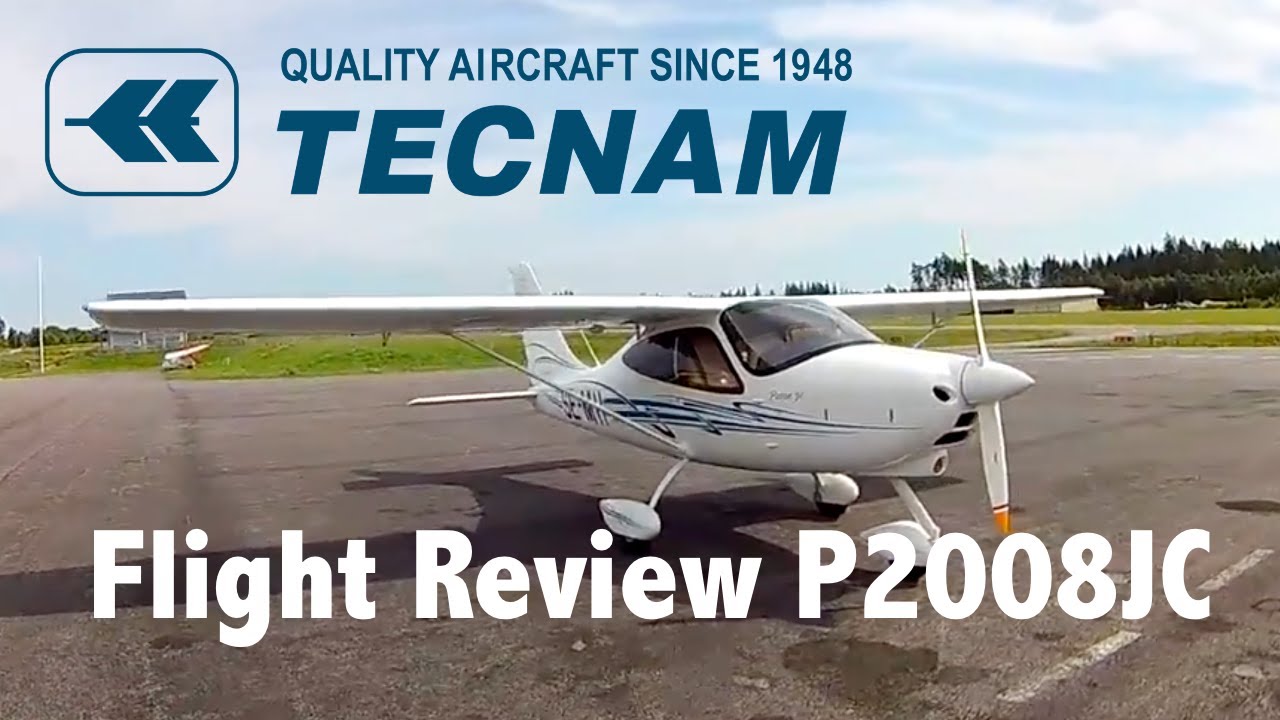 Flight Review Tecnam P2008JC - YouTube