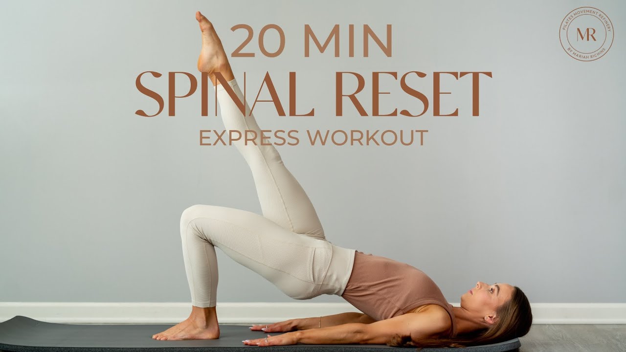 20 MIN | Spinal Reset | Pilates Express Workout - YouTube