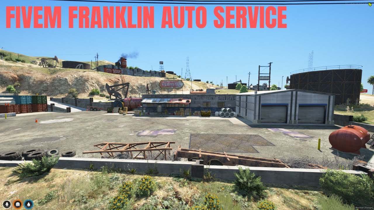 Fivem Franklin Auto Service | Fivem Mods | Interior & map for Roleplay ...